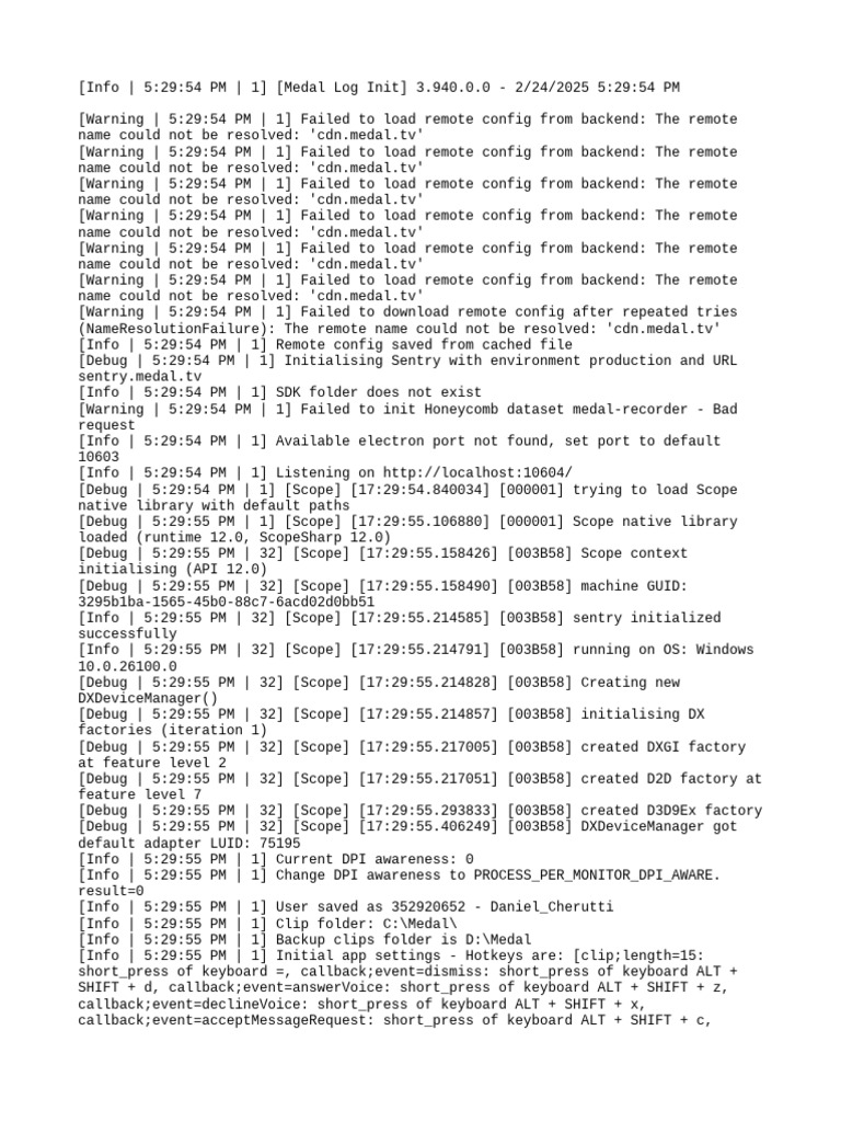 Medal Log 20250224 | PDF | Graphics Processing Unit | Keyboard Shortcut