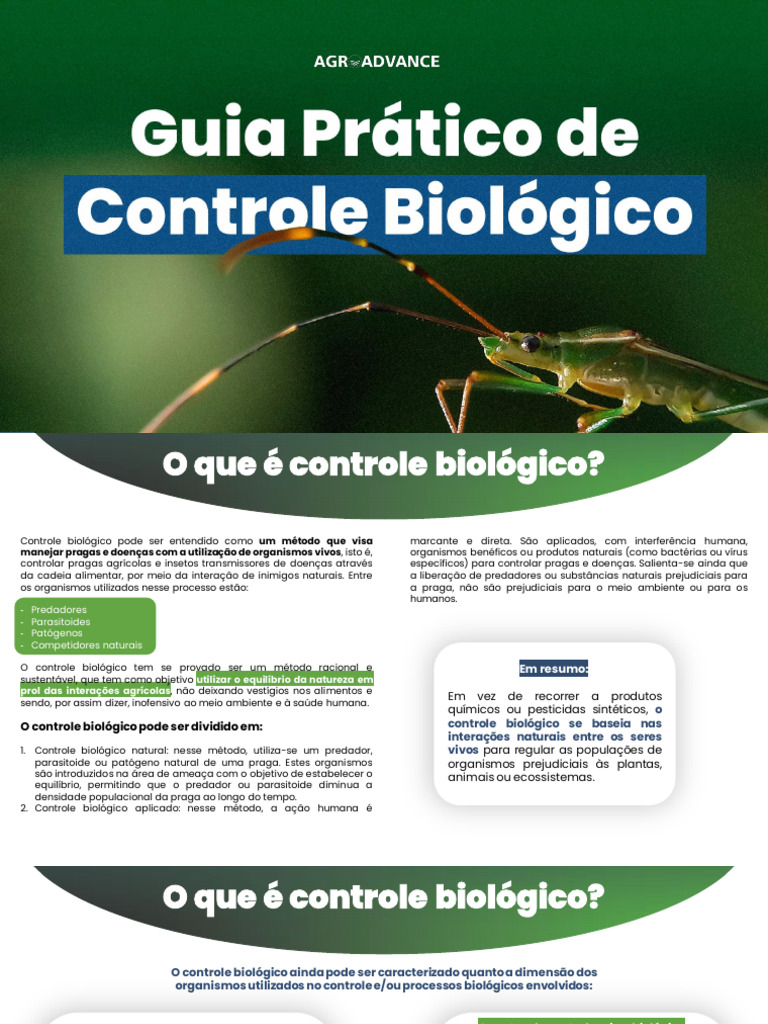 POS BIO Ebook Guia Pratico de Controle Biologico 1 | PDF | Controle ...