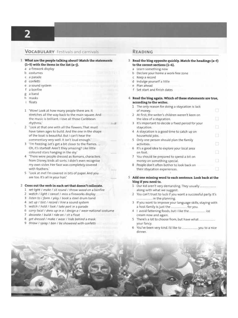 Outcomes 4 Upperintermediate Workbook (Dragged) 2 | PDF