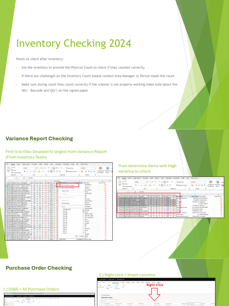 Inventory Checking 2024 | PDF