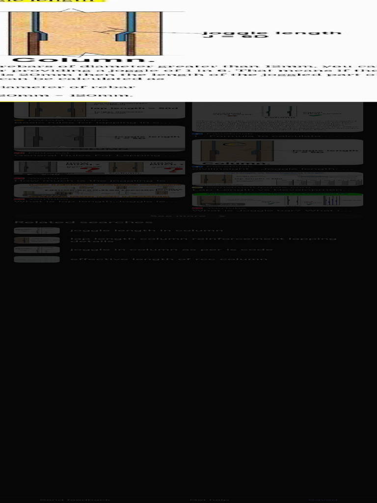 Joggle in Column Formula - Google Search | PDF