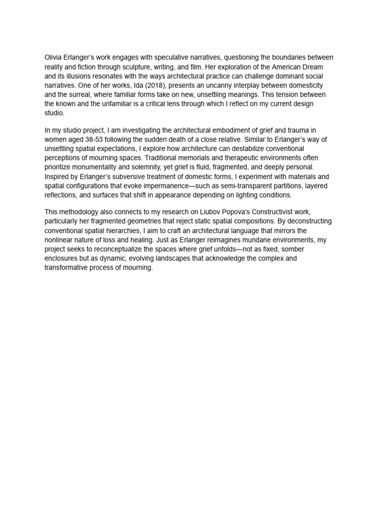 On Possibilism Olivia Erlanger PDF | PDF