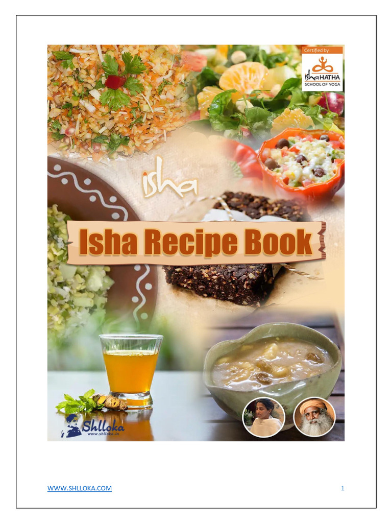 Isha Recipes | PDF