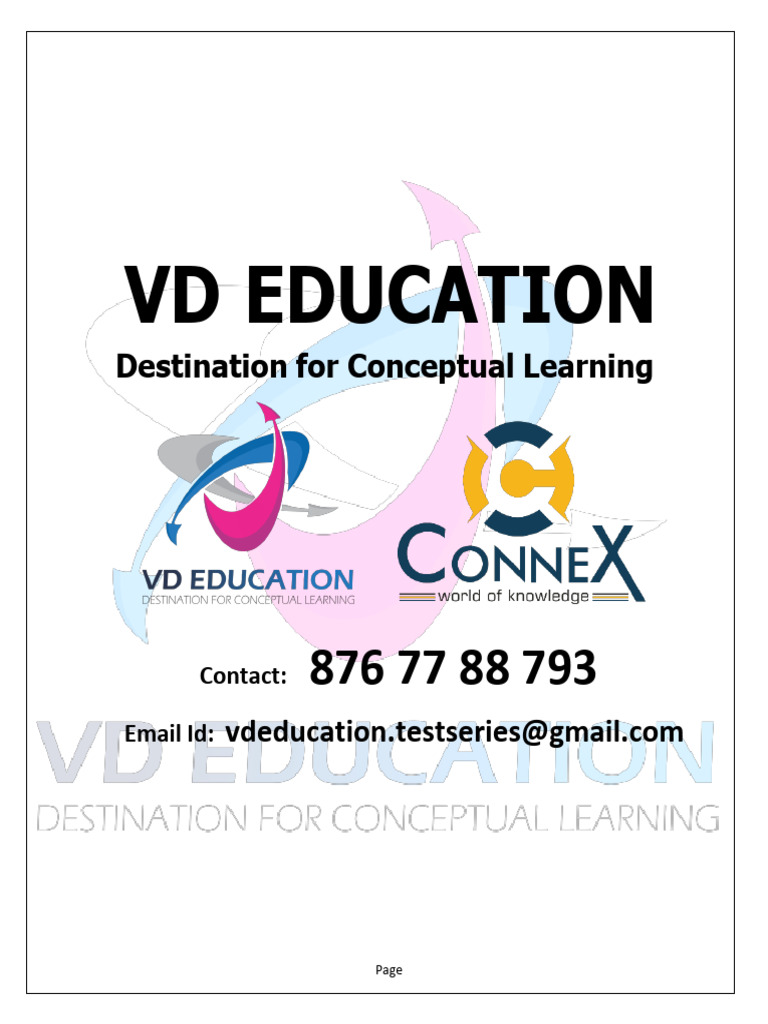 VD Education CA Final Test Series May 2025 | PDF | Value Added Tax | Taxes