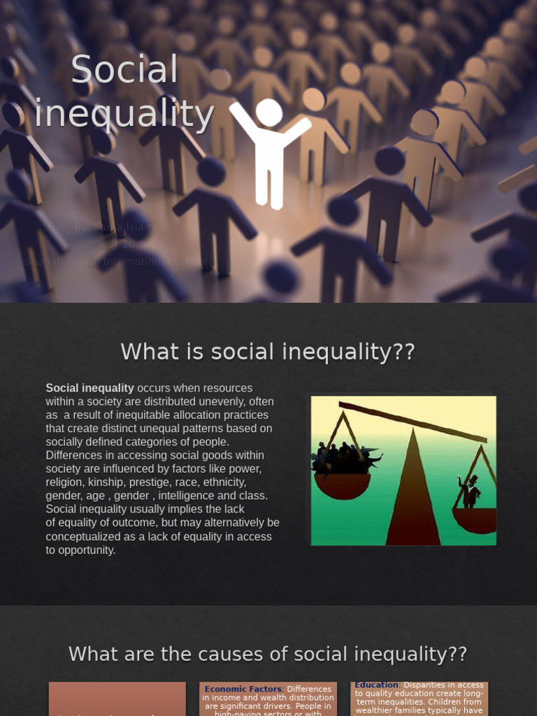 Social Inequality | PDF | Economic Inequality | Discrimination & Race Relations