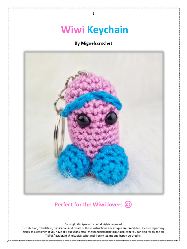 Keychain: Perfect For The Wiwi Lovers | PDF | Crochet | Crafts