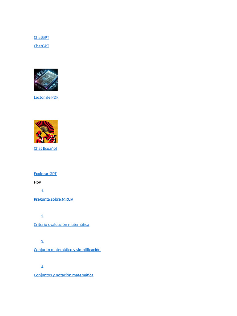 Chat GPT1 | PDF | Mecanica clasica | Mecánica