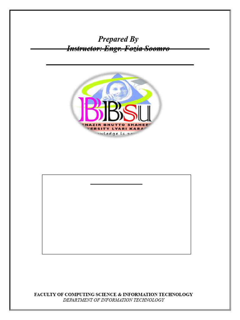 C Programming Lab Report BBSU | PDF