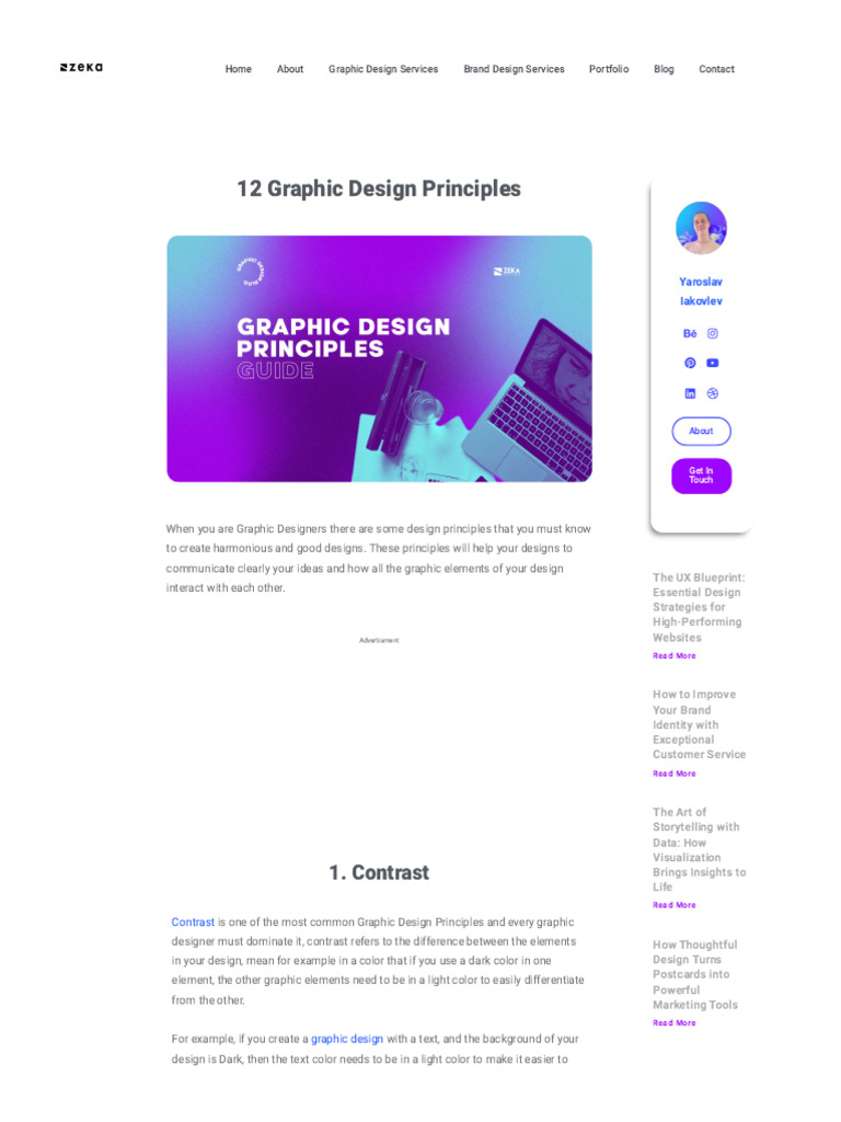 12 Essential Graphic Design Principles | PDF | Graphic Design | Typography
