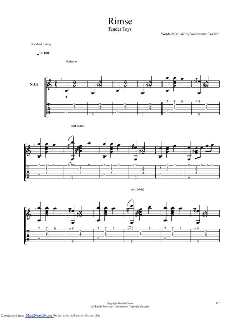 Yoshimatsu Takashi Rimse | PDF | Musical Compositions | Classical Music