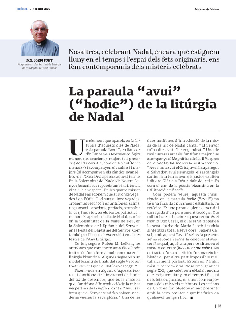 CC - 2358 - 5 - Hodie 35 - Cat | PDF