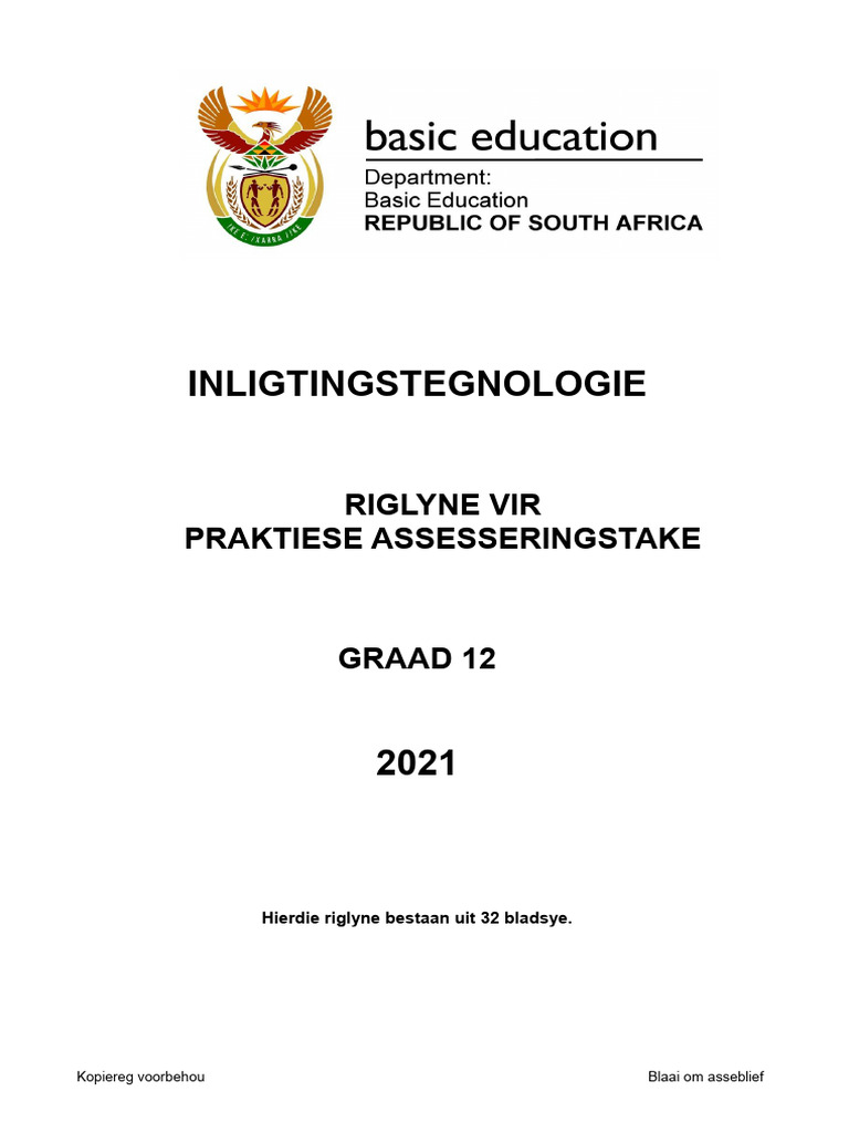IT PAT GR12 2021 (AFR) | PDF