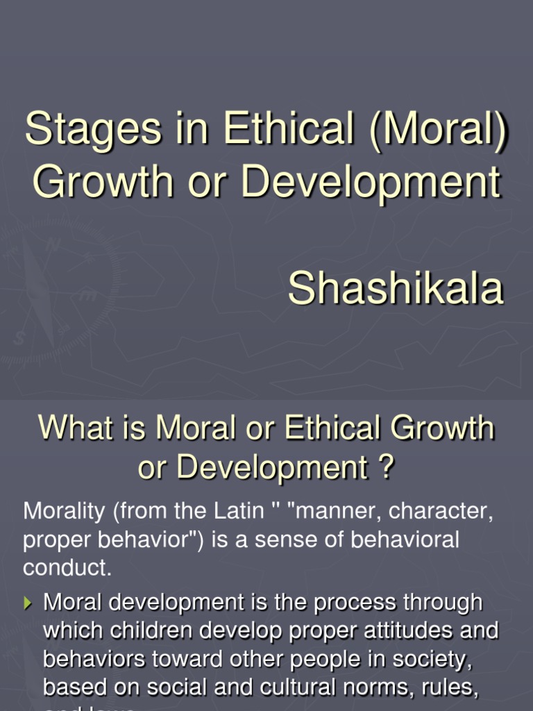 Stages in Ethical Growth | PDF | Morality | Behavior
