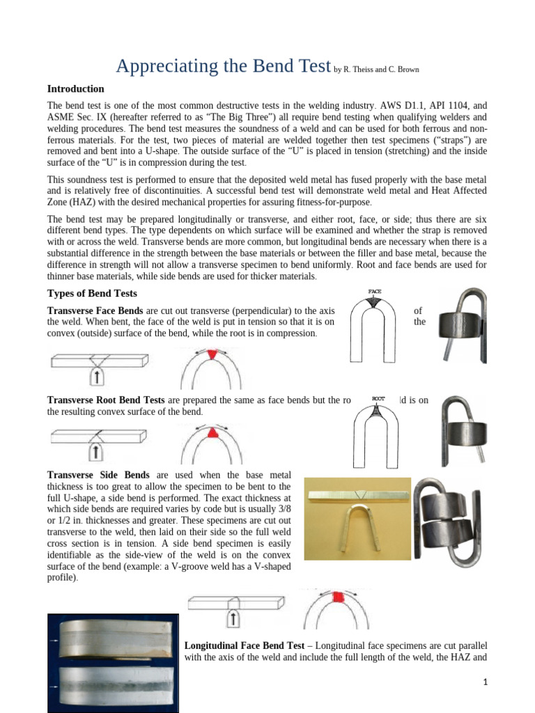 Understanding Side Bend Tests in Welding | PDF | Welding | Construction