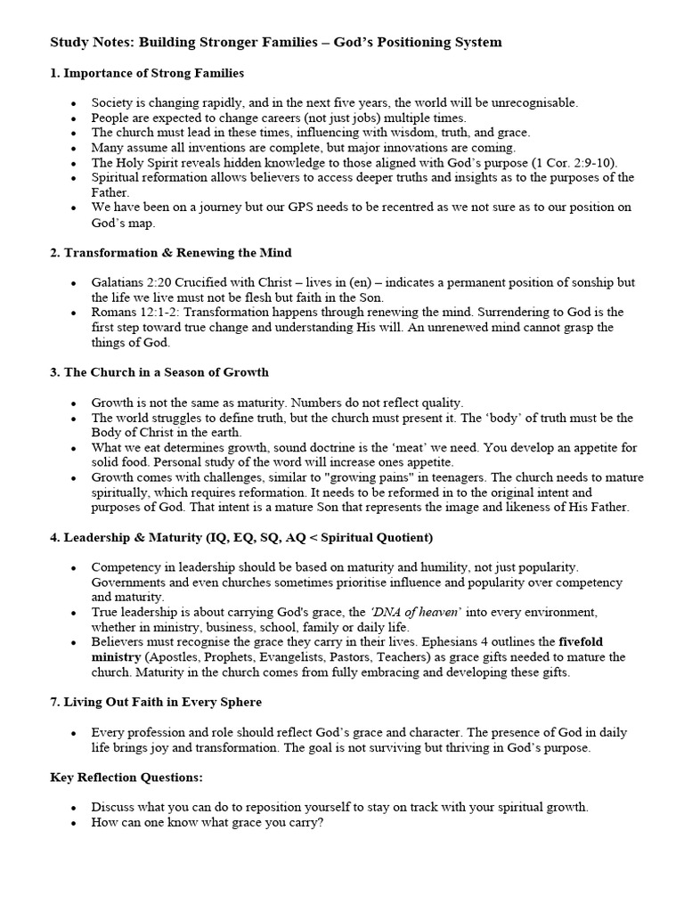 GPS God's Positioning System | PDF | Truth | God