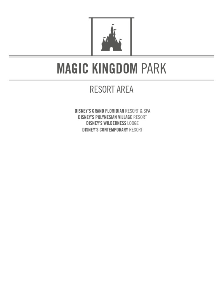 WDW Guia Hoteles | PDF