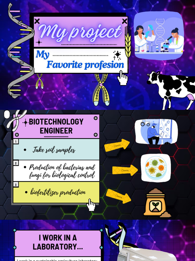 The Uses of Modern Biotechnology Education Presentation in Grey Style ...