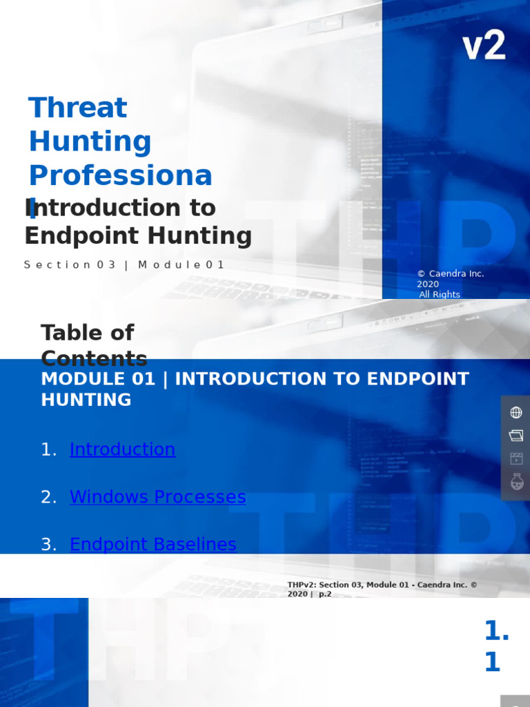 310 Introduction To Endpoint Hunting | PDF | Windows Registry ...