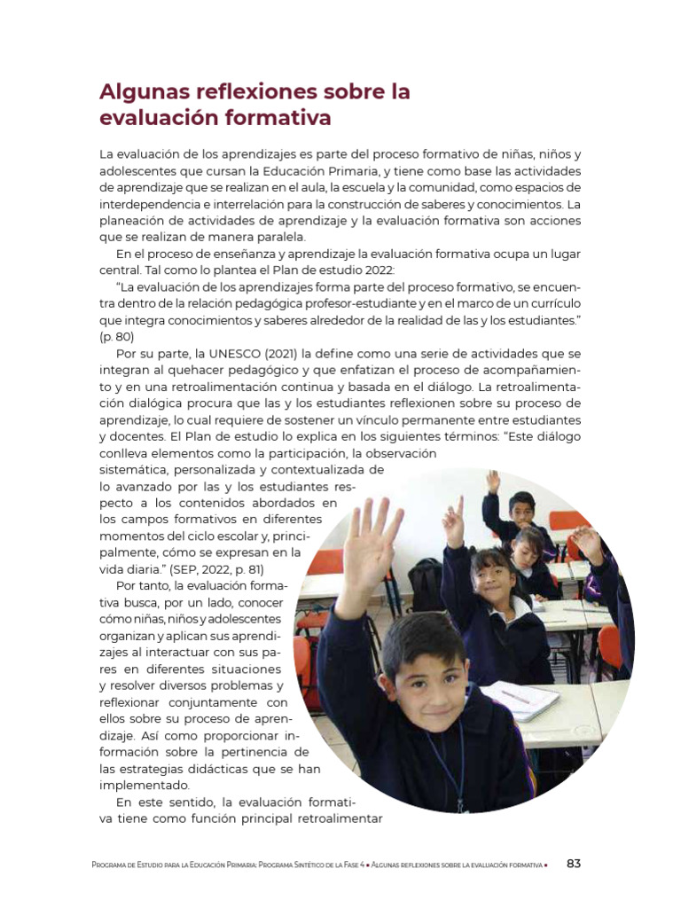 Programa Sintetico Fase 4 Compressed | PDF | Evaluación | Enseñando