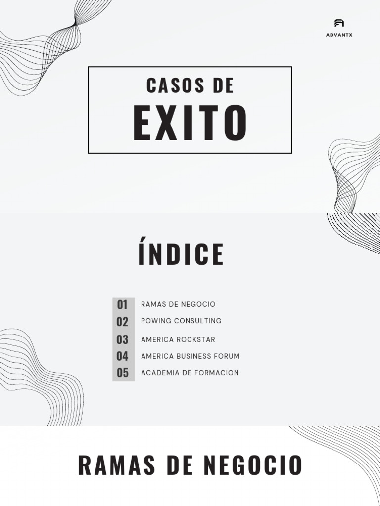 Casos de Éxito - AdvantX | PDF