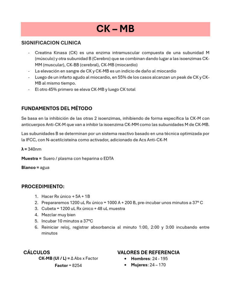 Pruebas Perfil Cardiaco | PDF | Especialidades Medicas | Enfermedades y ...