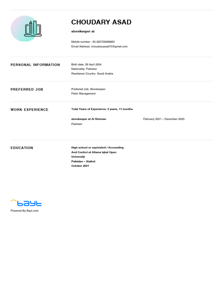 CV95544068 - Choudary Asad - 20250302 - 051758 | PDF