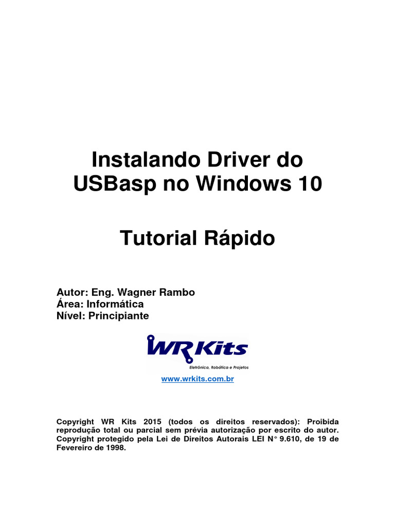 Instalando Driver USBasp No Windows 10 | PDF