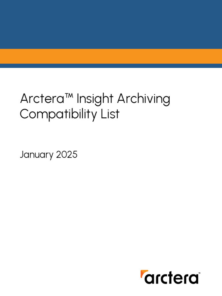 Veritas Alta Archiving Compatibility List | PDF | Microsoft Outlook ...