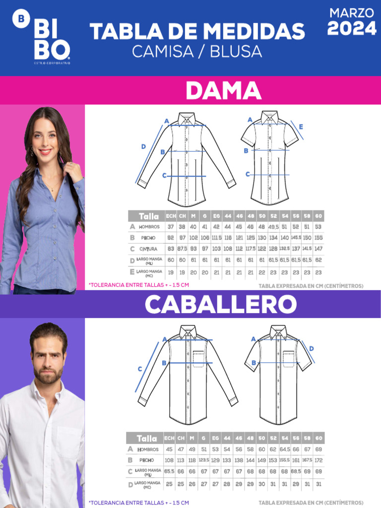 Tabla de Medidas | PDF