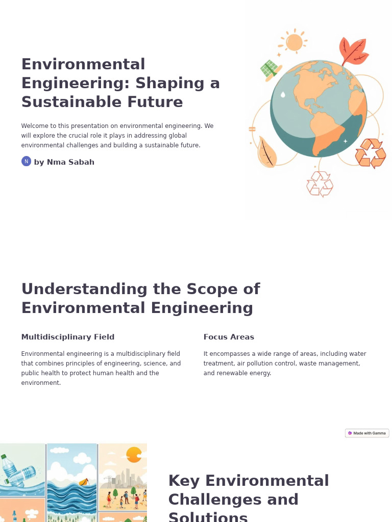 Identifying Key Environmental Challenges | PDF | Climate Change ...