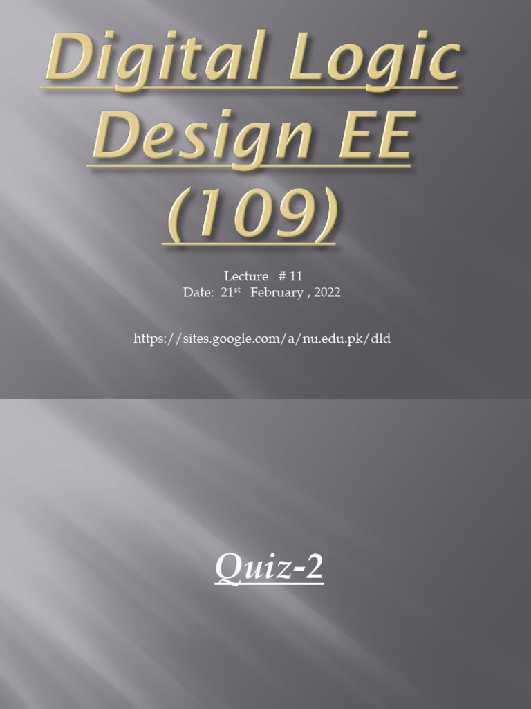 Lecture11 (21feb) | PDF