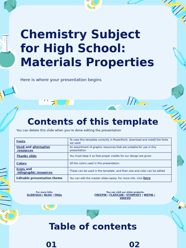 High School Chemistry: Material Properties | PDF | Planets | Venus