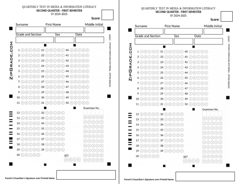 2nd QT MIL Answer Sheet | PDF