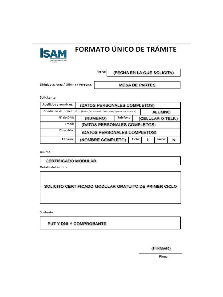 Modelo PDF Certificado Modular | PDF