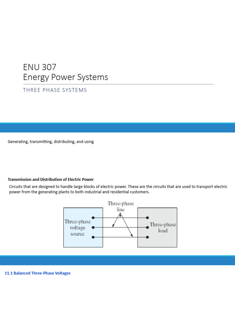 Three-Phase Power Systems Explained | PDF | Electrical Impedance ...