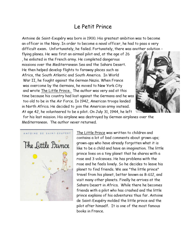 The Little Prince Questions Per Chapter | PDF | The Little Prince