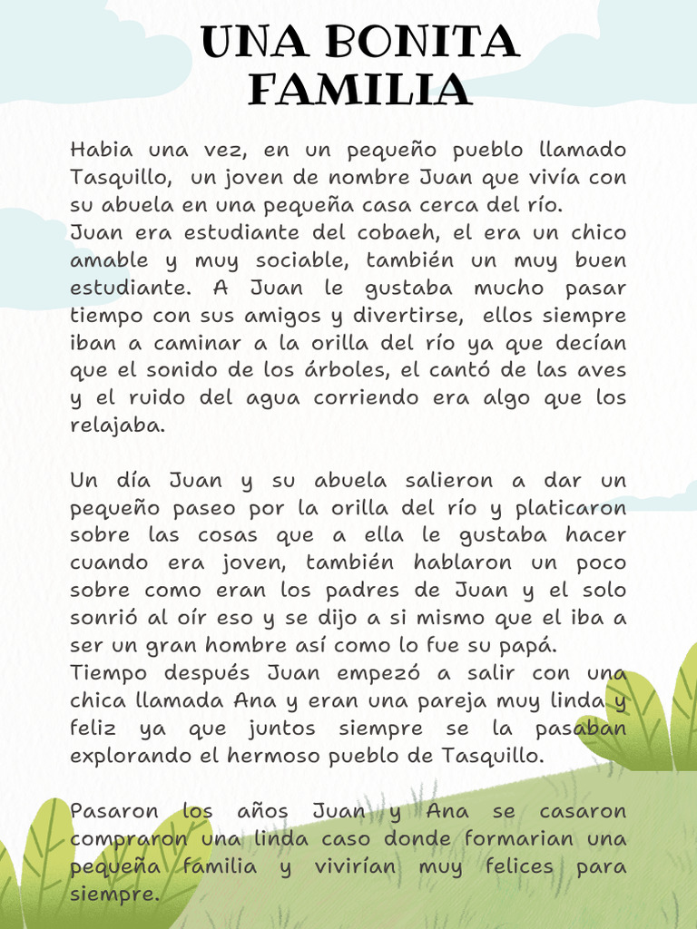 Documento A4 Página de Libro de Cuento para Niños Bonito Infantil Blanco | PDF