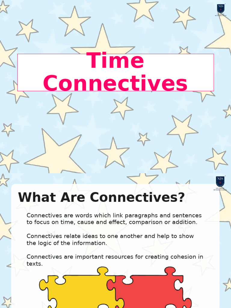 Time Connectives | PDF