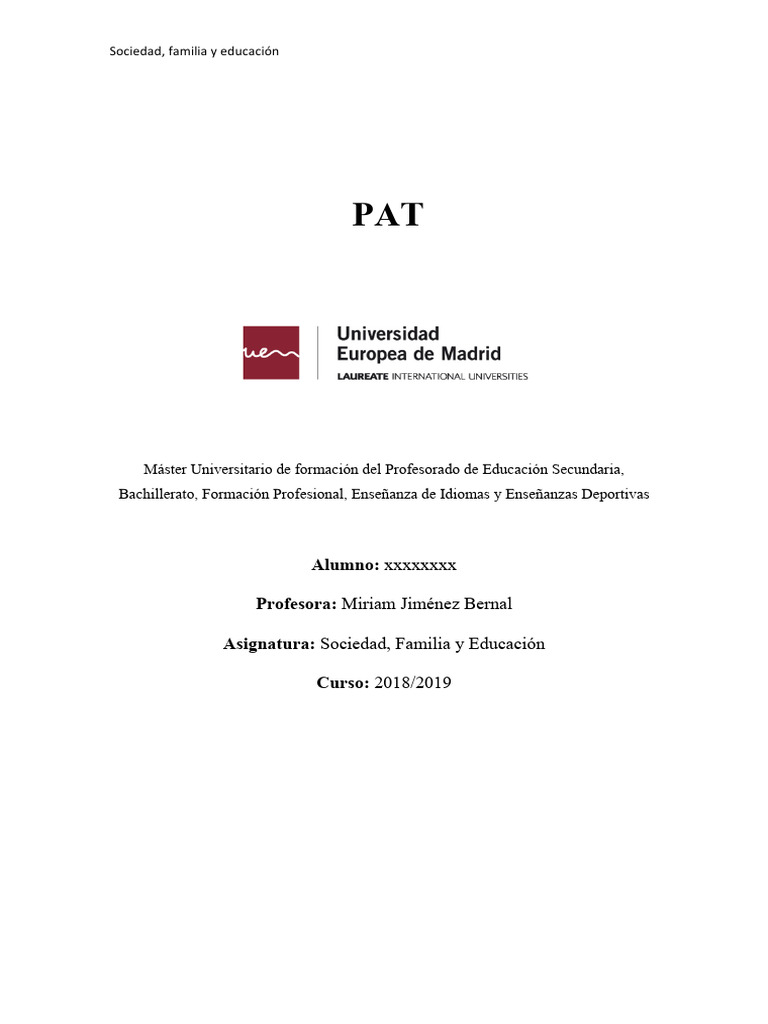 Guia Plan de Acción Tutorial | PDF | Maestros | Evaluación