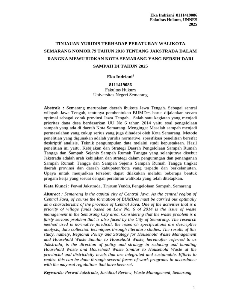 Eka Jurnal 2025 | PDF