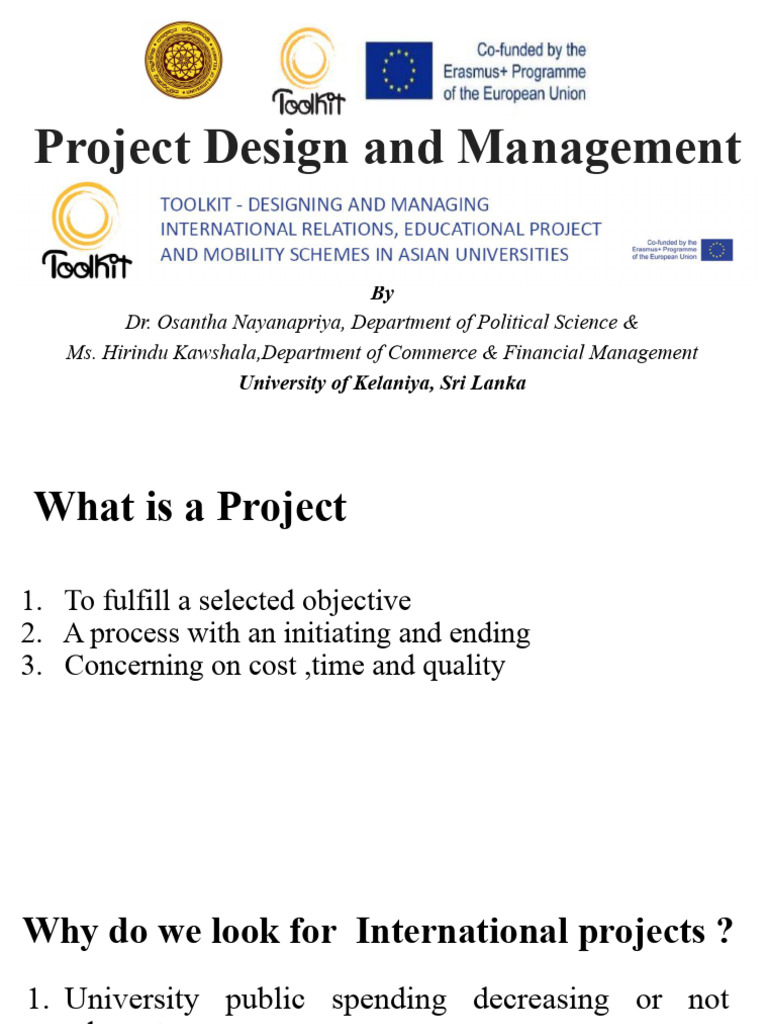 Session 3 Project Design and Management | PDF | Project Management | Business
