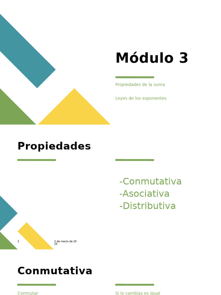 Módulo 3 | PDF | Multiplicación | Álgebra abstracta