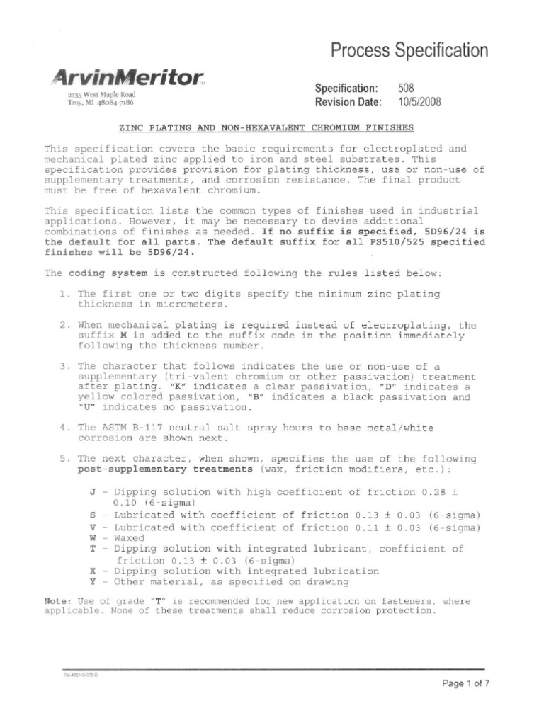 Arvin Meritor 508 - 10-08 | PDF