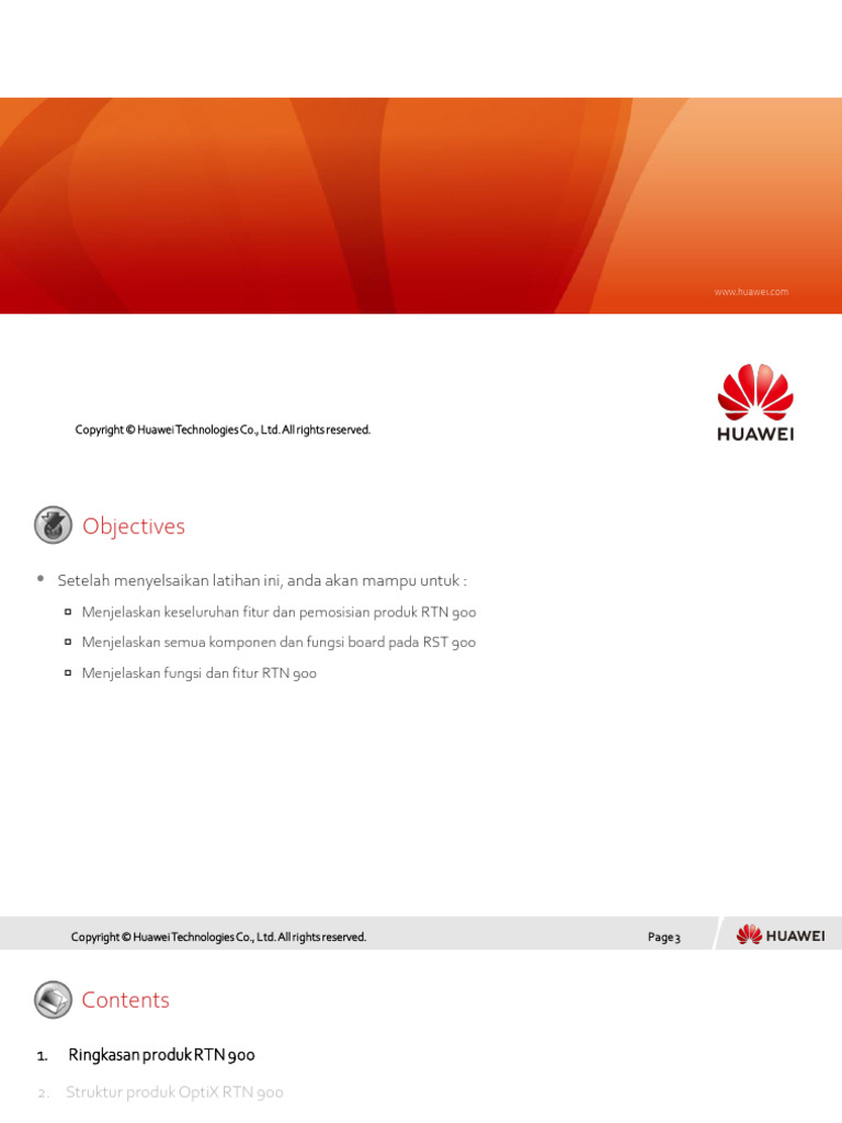 01 OptiX RTN 900 System Description _Bahasa | PDF