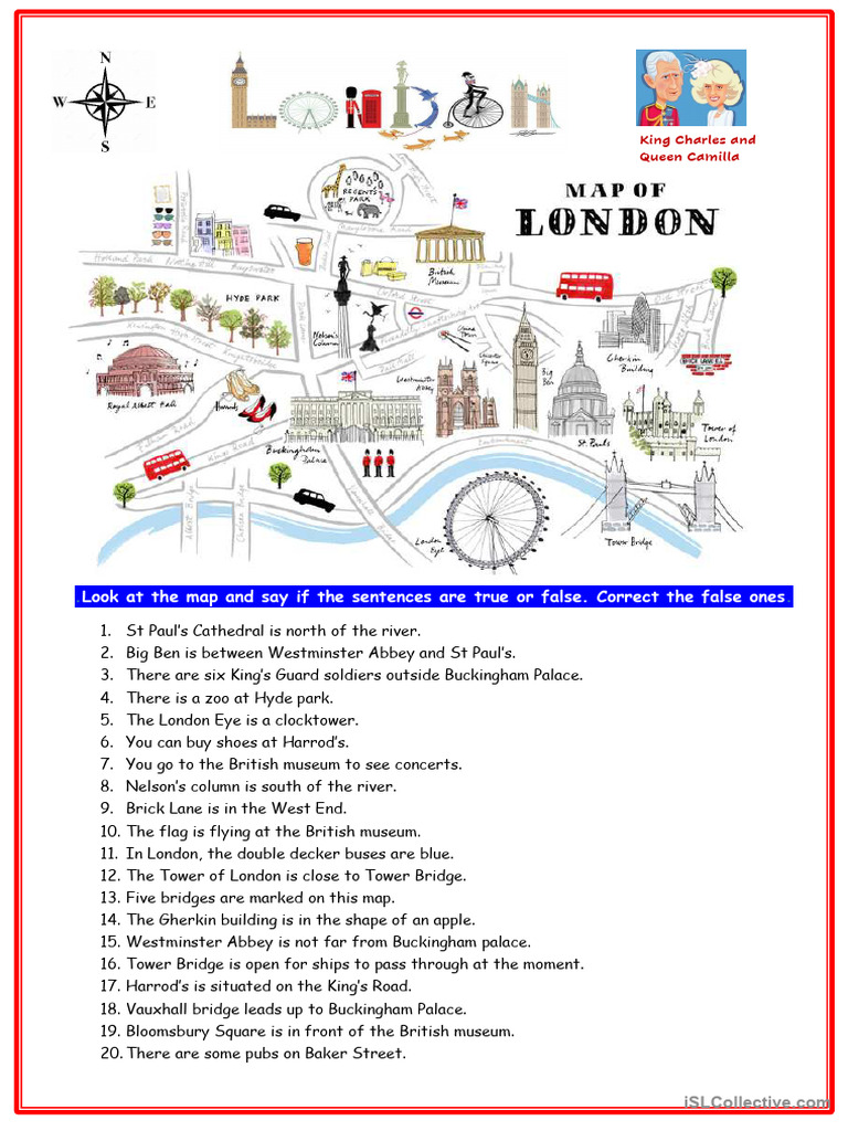 Map of London easy map reading | PDF