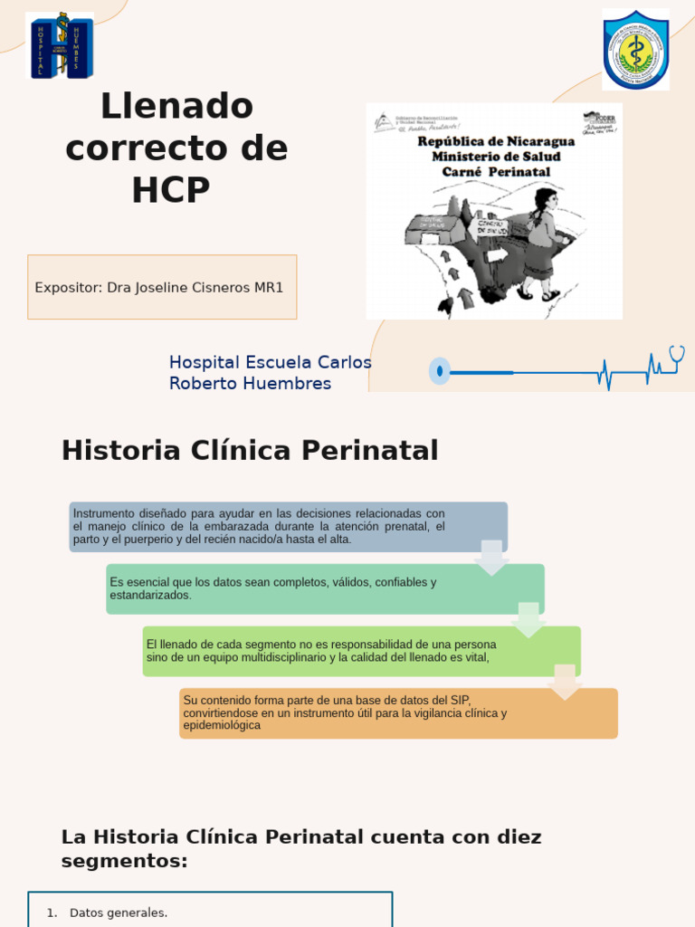 Llenado Del HCP | PDF | El embarazo | Especialidades Medicas