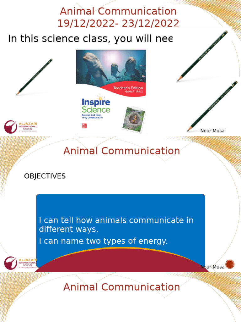 Science 5 Animal Communication | PDF