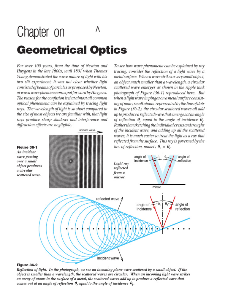 Understanding Geometrical Optics | PDF | Optics | Reflection (Physics)