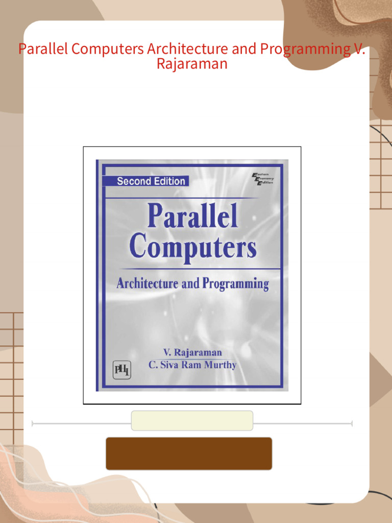 Parallel Computers Architecture and Programming V. Rajaraman | PDF ...