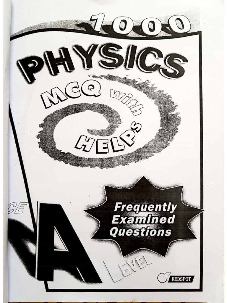 Redspot Physics 1000 Mcqs | PDF